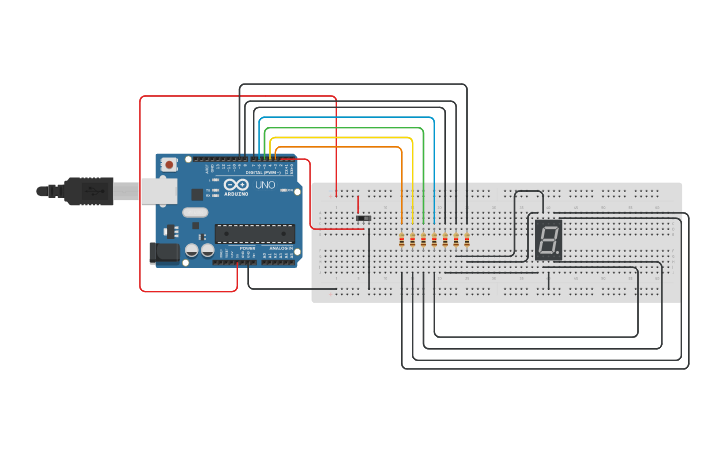 Circuit design Ejemplo 3 Cumplido Jiménez - Tinkercad
