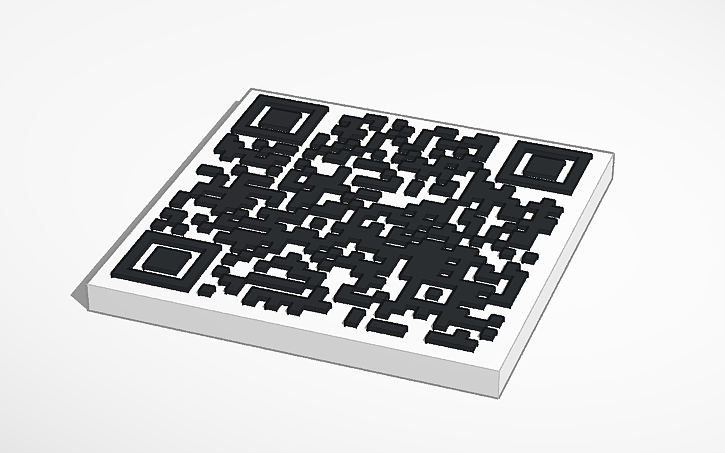 3D design 005's Epic QR-Code - Tinkercad