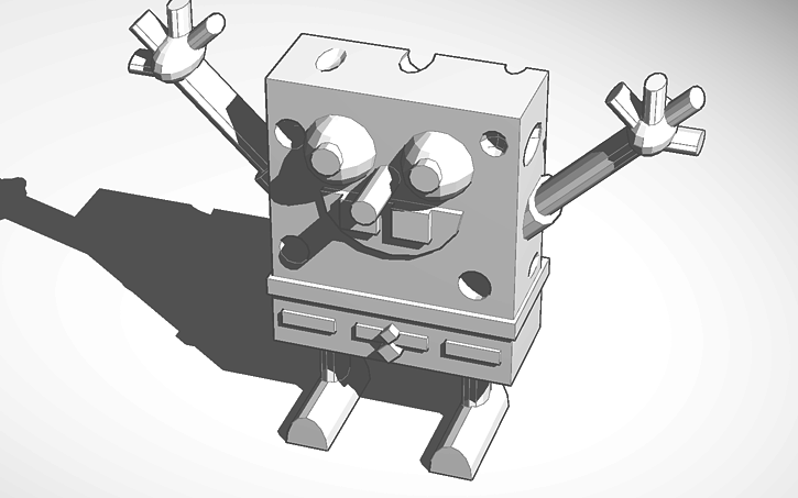 3D design SpongeBob SquarePants | Tinkercad