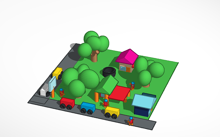 3D design Street corner | Tinkercad
