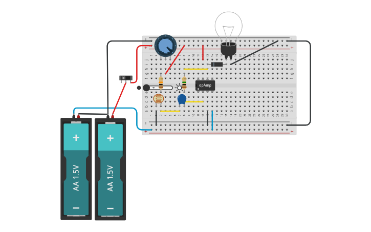 Circuit design Motion detector - Tinkercad