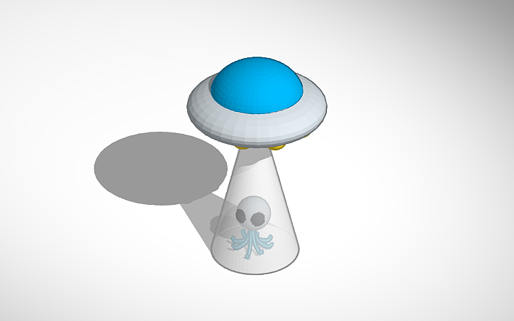 3D design UFO AND ALIEN | Tinkercad