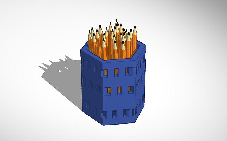 3D design my pencil case | Tinkercad