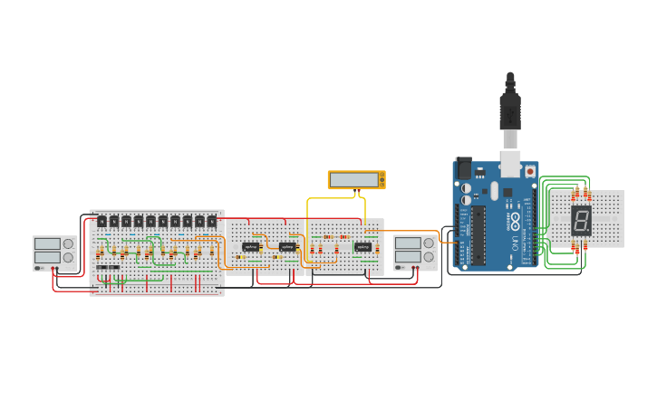 Circuit design Electronics Project - Tinkercad