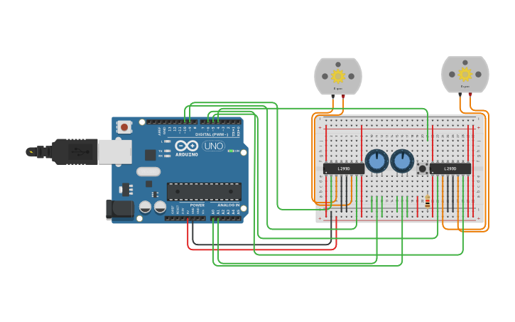 Circuit design Project 01 | Tinkercad