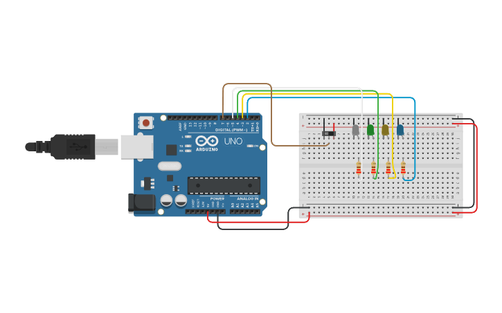 Circuit design Ejercicio 2 - Tinkercad