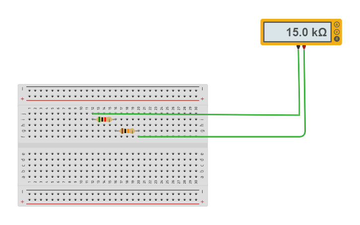 Circuit Design Resistors In Series Tinkercad