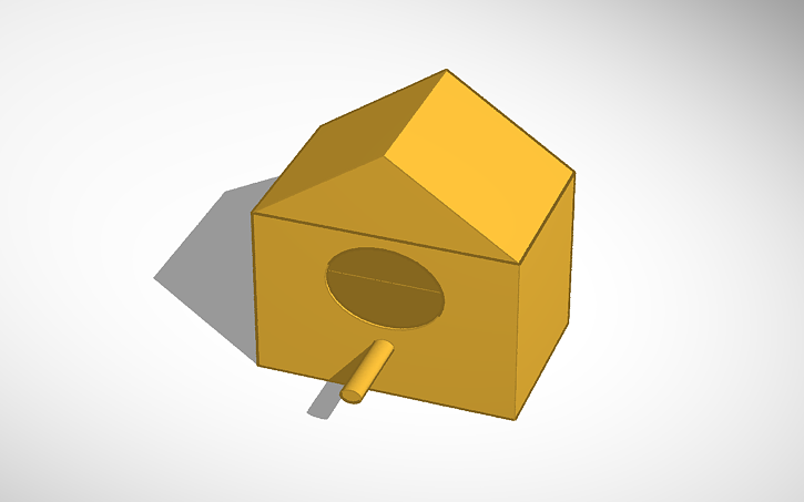 3D design Bird House - Tinkercad
