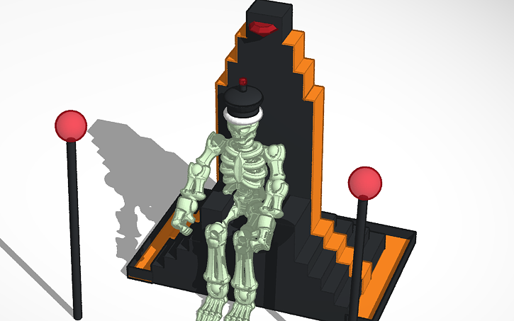 3D design death master - Tinkercad