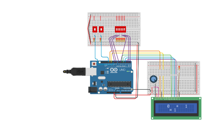 Circuit design Calculadora. | Tinkercad