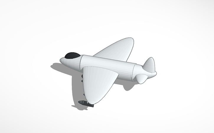 3D design Aircraft - Tinkercad