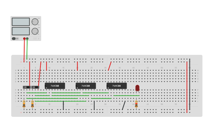 Circuit Design Nand As Xor Gate Tinkercad