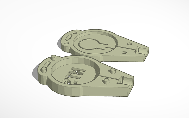 3D design cr2032 Torch - Tinkercad