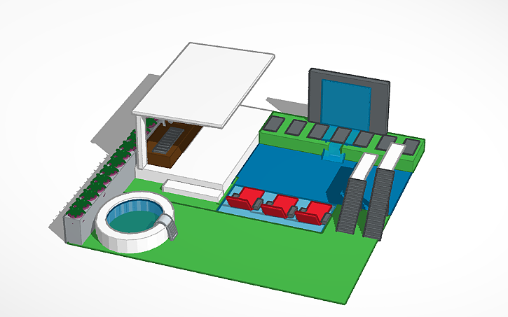 3D design Backyard - Tinkercad