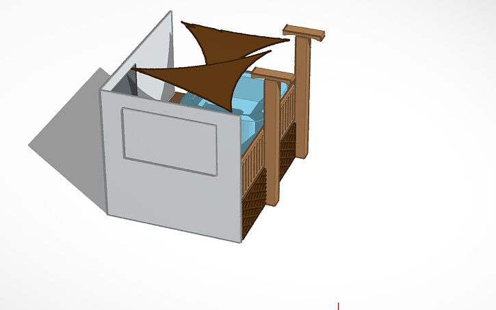 3D design Shade Sails Triangle | Tinkercad