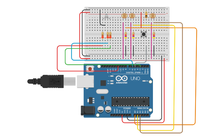 Circuit design Assignment Q2 | Tinkercad