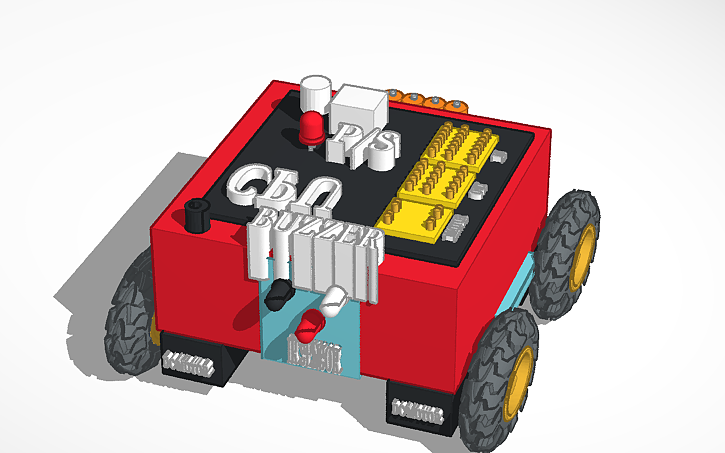 3d Design Sensing Bot Tinkercad