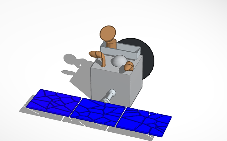 3D design mars orbiter spacecraft | Tinkercad