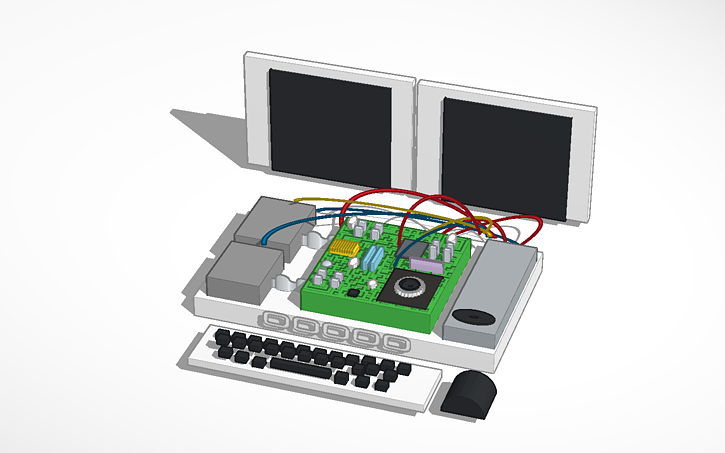 3d Design 3d Model Of System Unit Tinkercad