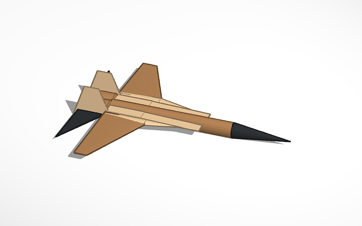 3D design Fighter Jet | Tinkercad