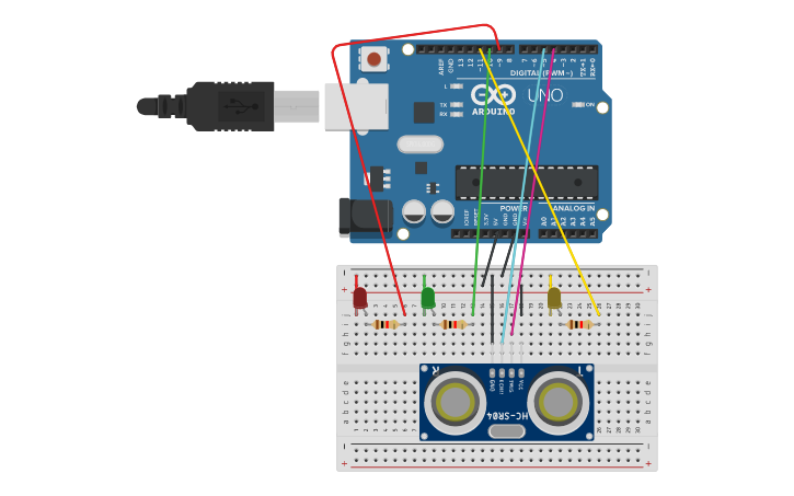 Circuit design prova - Tinkercad