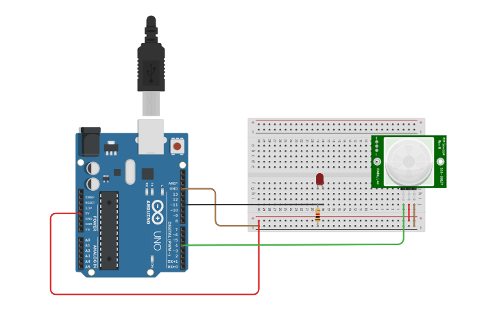Circuit design second arduino project - Tinkercad Circuit design second arduino project - Tinkercad