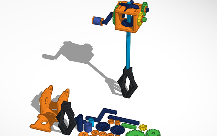 3D design The Mixer #TinkerMechanical - Tinkercad