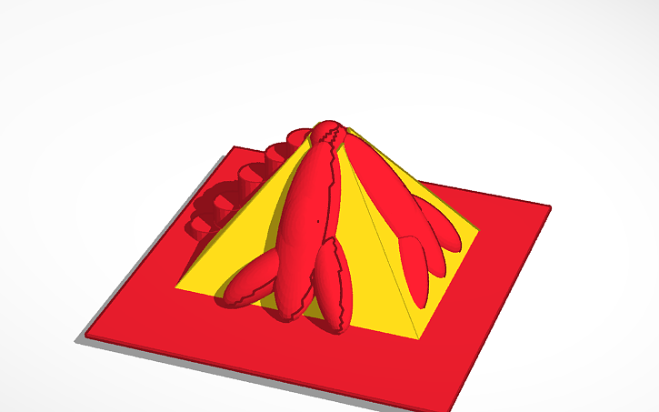 3D design volcano | Tinkercad