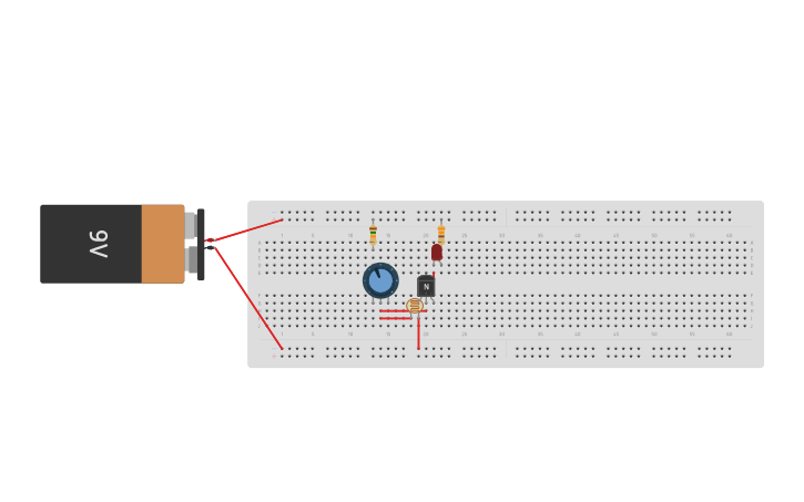 Circuit design SENSOR DE LUZ | Tinkercad