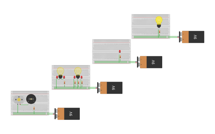 Circuit Design Using Breadboard Tinkercad