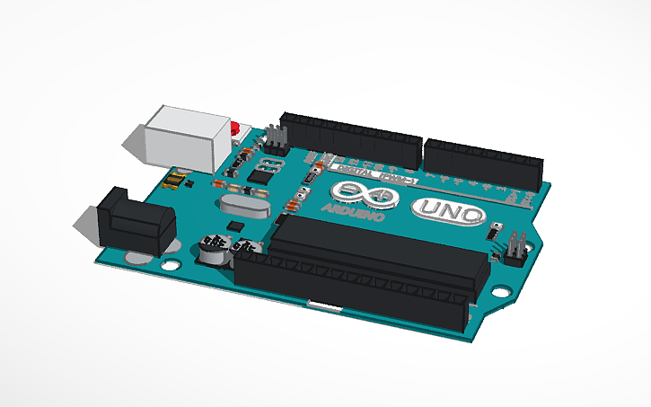 3d Design Arduino Uno Tinkercad 8264