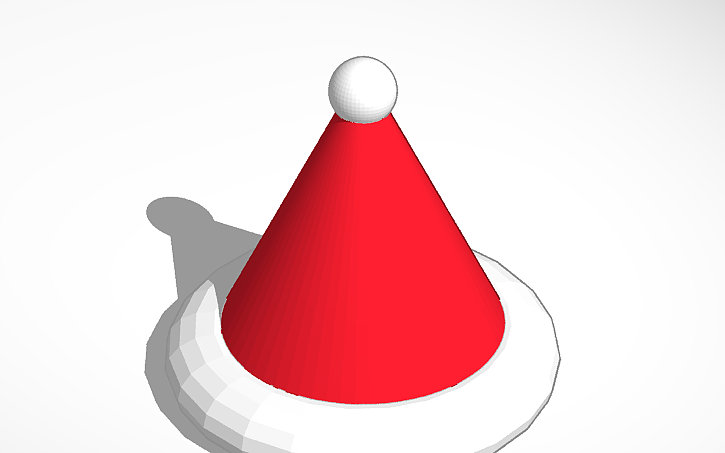 3D design Gorro de Navidad - Tinkercad