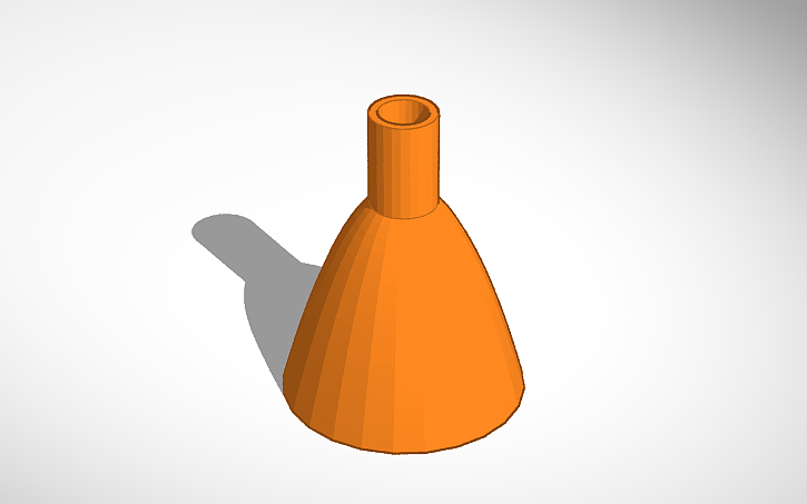 3D design funnel - Tinkercad