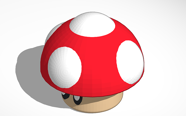 3D design Mushroom mario bros | Tinkercad
