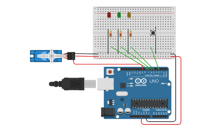 Circuit design String Communication | Tinkercad