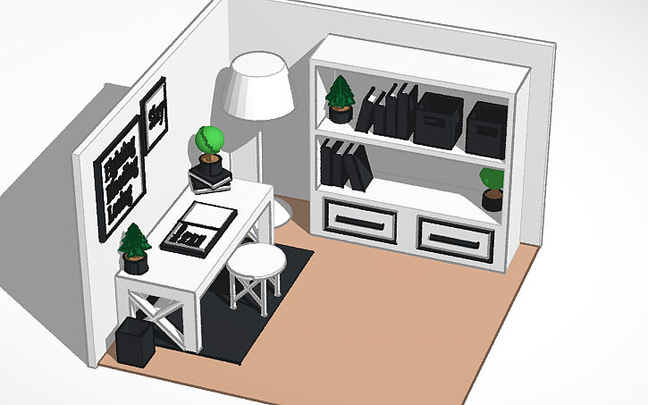 3D design study room - Tinkercad