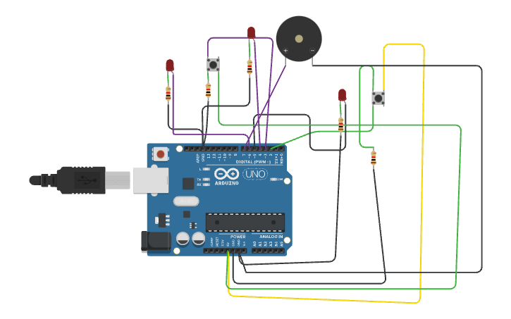 Circuit design trinked two player game - Tinkercad