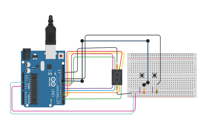 Circuit design ข้อ 14 | Tinkercad