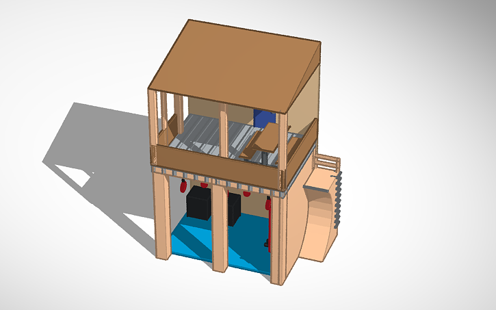 3D design Deck Ninja Gym Model | Tinkercad