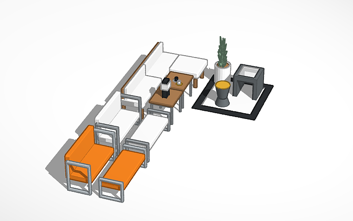 3D design Furniture Collective - Tinkercad