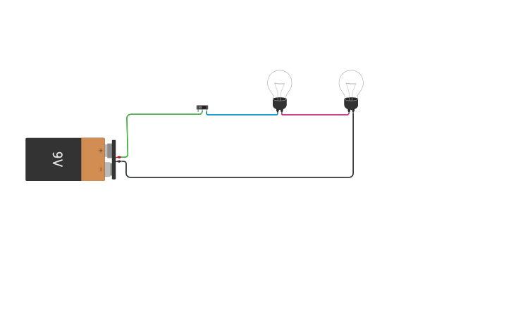 Circuit design circuito en serie con interruptor 2 - Tinkercad