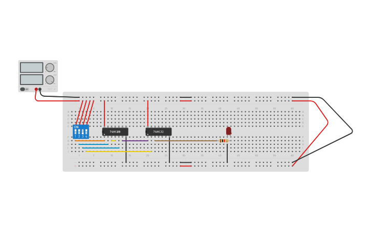 Circuit design ejercicio en clase video 5 - Tinkercad
