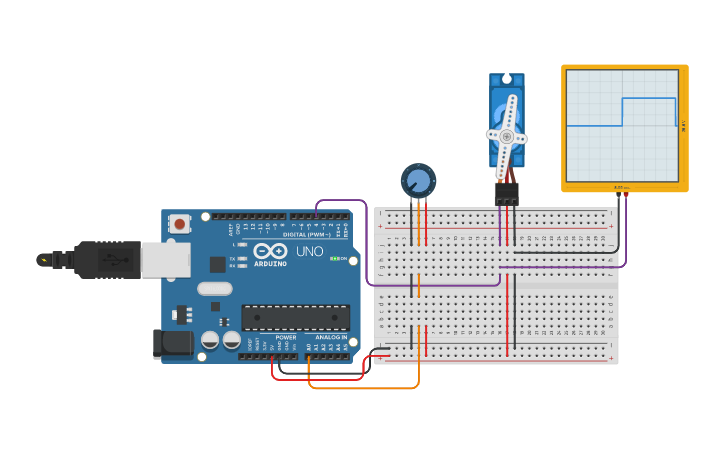 Circuit design WATER FILTER PROJECT - Tinkercad