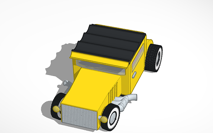 3D design Hot Rod REMASTERED! - Tinkercad