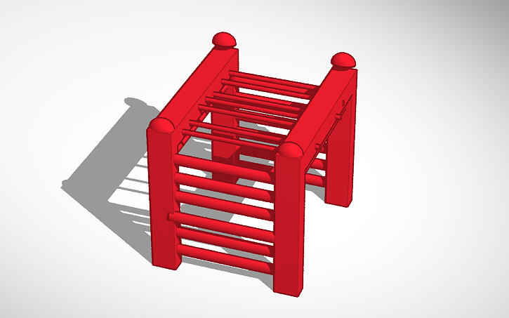 3D design Monkey Bars - Tinkercad