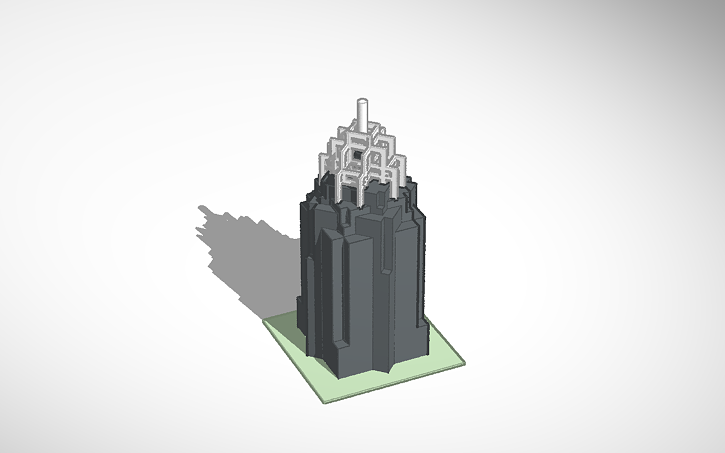 3D design King Building - ATL - Tinkercad