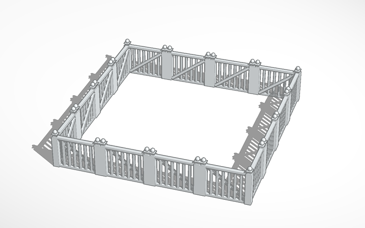 3D design Tylir Huynh-Fence - Tinkercad