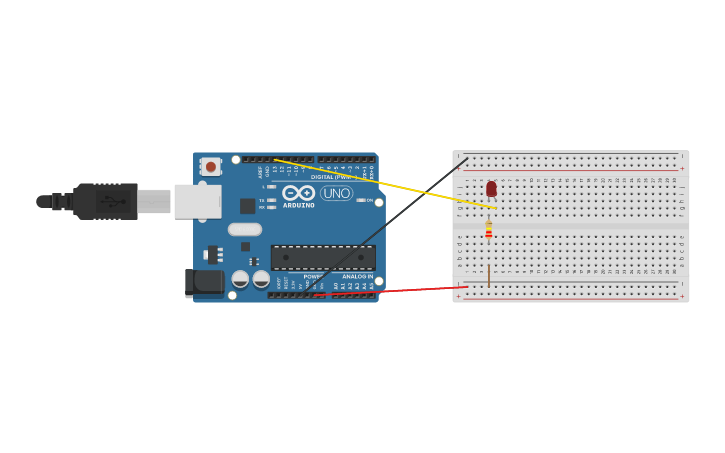 Circuit Design Arduino Led Tinkercad