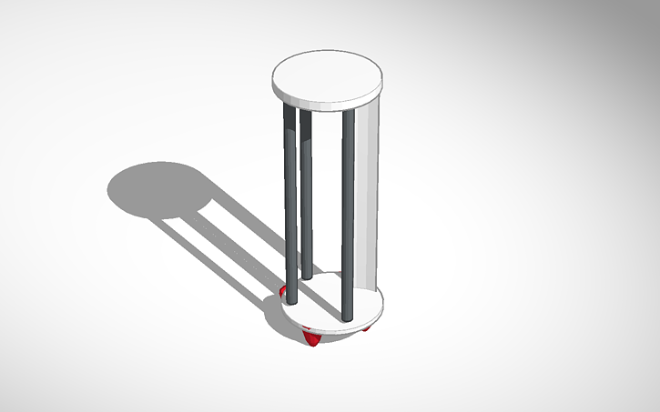 3D design Robot Left Leg - Tinkercad