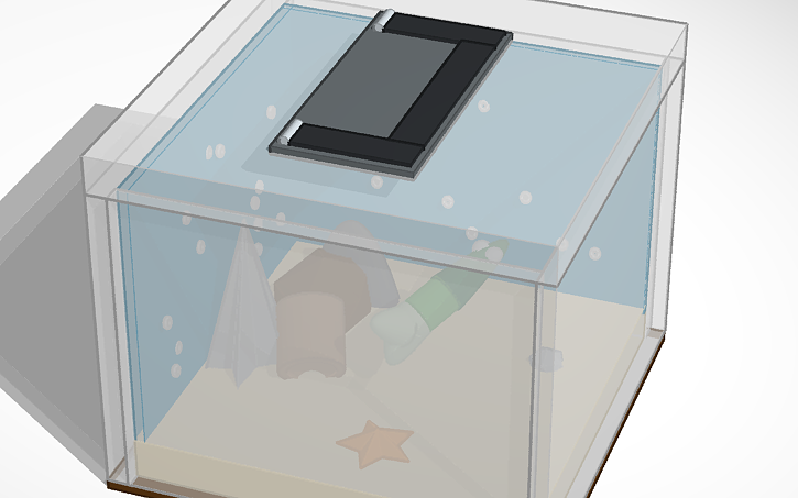 3D design Portable Fish Tank - Tinkercad